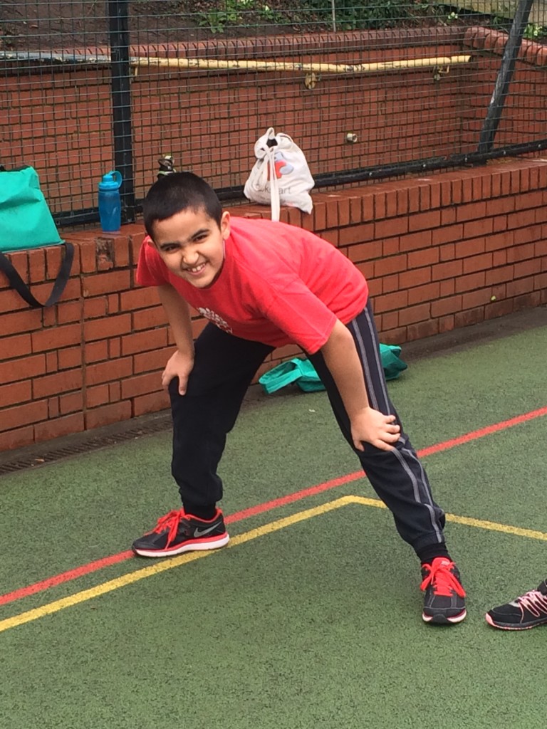 Mehmetcan from Rushmore Primary School running the Vitality Run Hackney ...